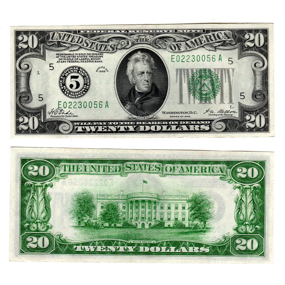 Series E 20 Dollar Bill