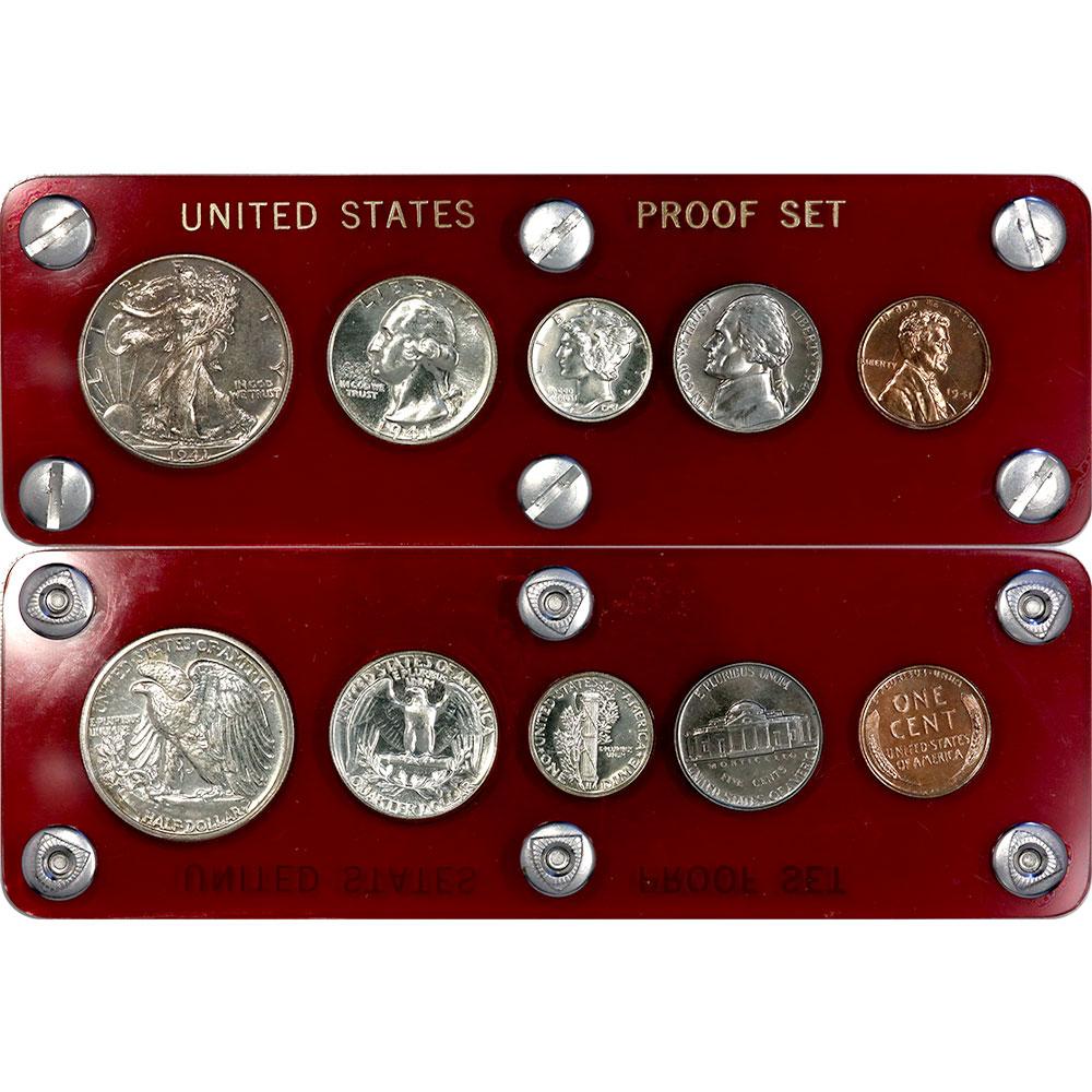 1941 Proof Sets ~ Superb Brilliant Proof in Capital Plastic